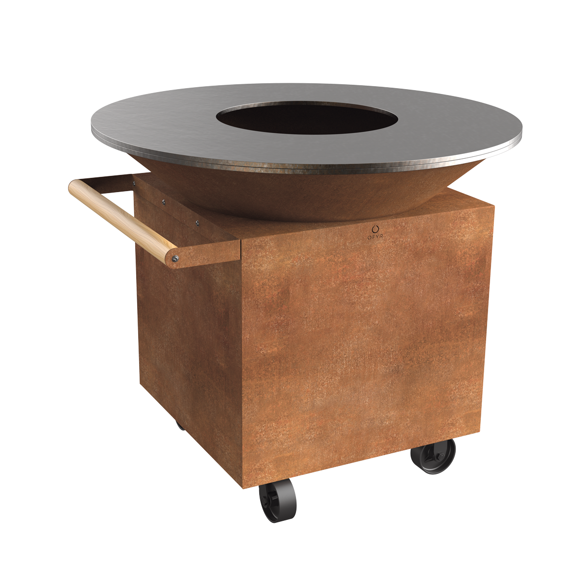 Fire Grill Classic 120 Corten | Mobile Wood-Fired Grill by OFYR